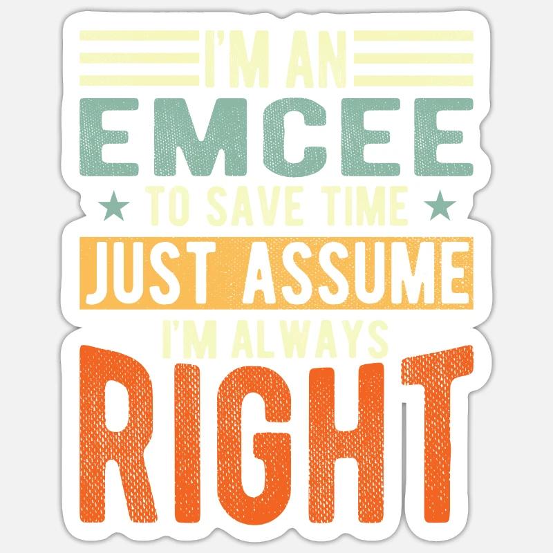 Emcees Stickers | Unique Designs | Spreadshirt