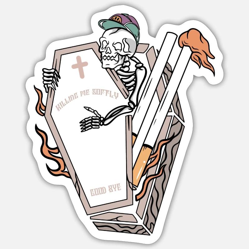 Cigarette Stickers | Unique Designs | Spreadshirt