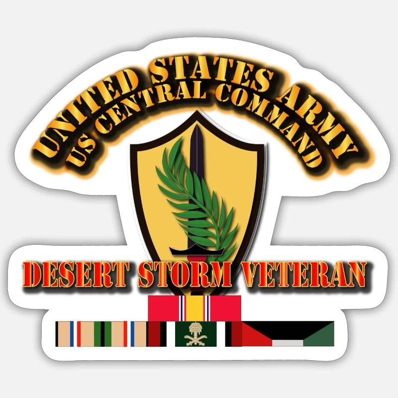 Desert Storm Veteran Logo VII Corps US Central Command Desert