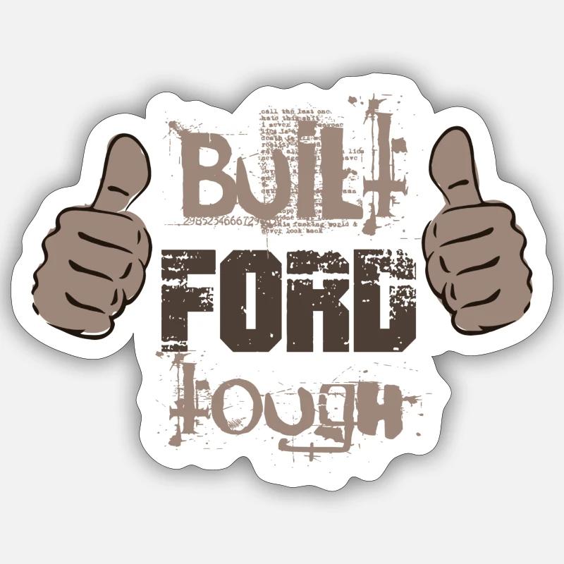 Logotipo De Ford Tough Amazon.com GRAPHICS & MORE Ford Built Ford
