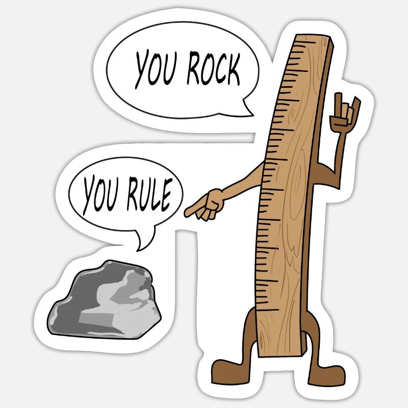 You Rock You Rule Clip Art You Rock! You Rule! Funny Cartoon'