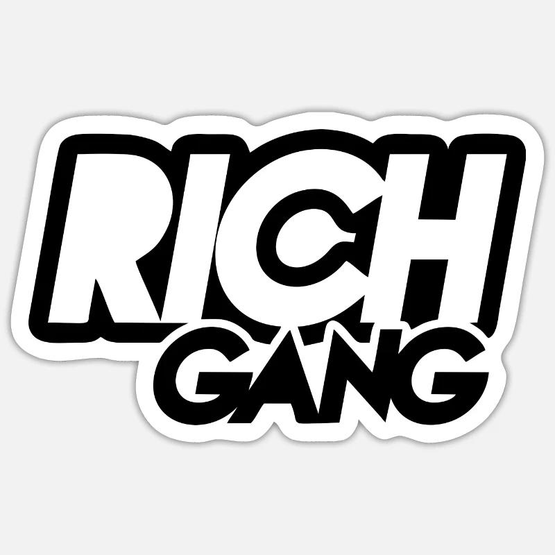 Rich Gang Logo Rich Gang 100% AUTHENTIC Logo Snapback Hat Multicolor