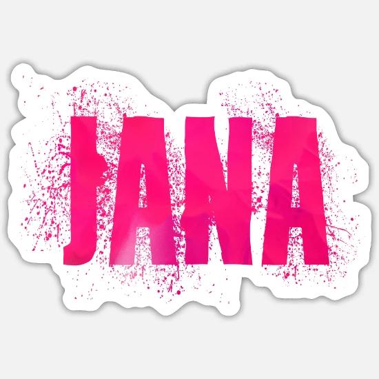 Jana Name Logo Jana Text Effect And Logo Design Name