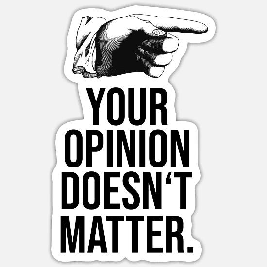 Your Opinion Doesnt Matter Quotes Amazon.com: Canvas Motivational Wall