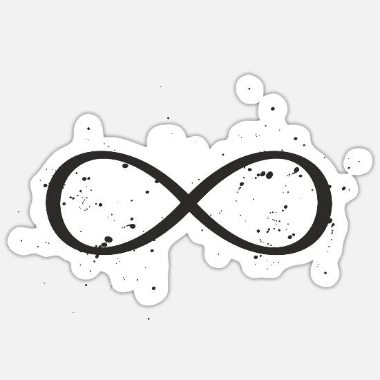 Infinity Sign Infinity Sign From Glowing Red Neon Line Vector Image