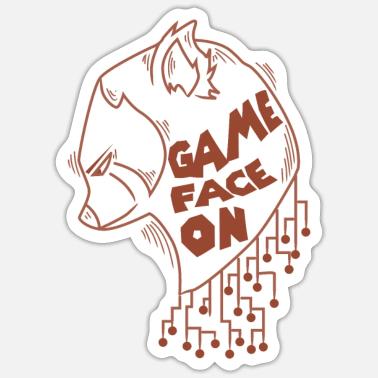Game Face Stickers COOLI Football Game Face Temporary Tattoos Sticker
