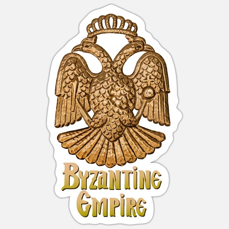 Byzantine Empire Emblem Byzantine Empire Double Headed Eagle Symbol"