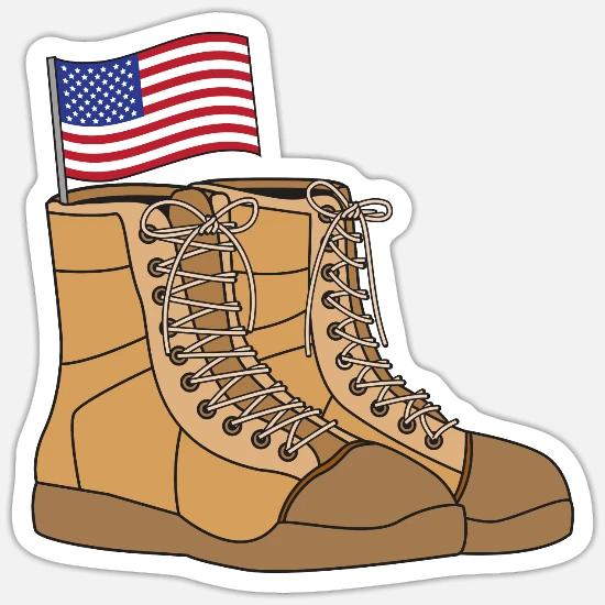 Army Boots Clip Art