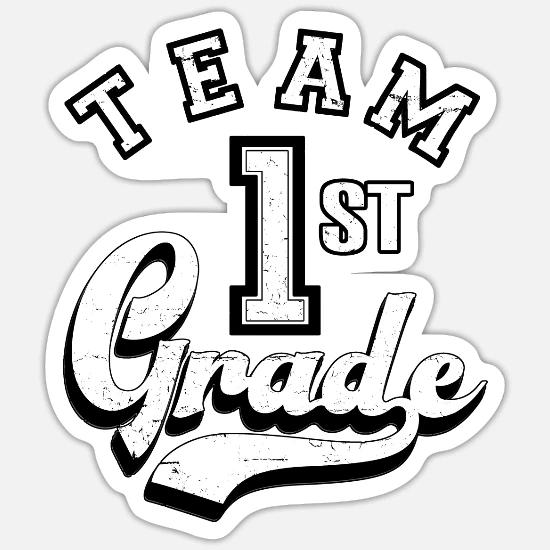 1st Grade Logo First Grade Teacher Bling3t