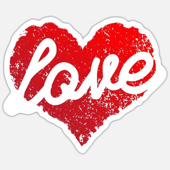 Cute Sticker Design Love
