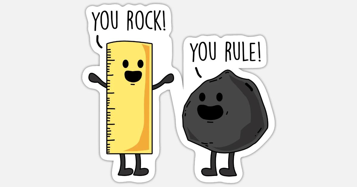You Rock Cartoon Animated Card You Rock GIF Find & Share On GIPHY