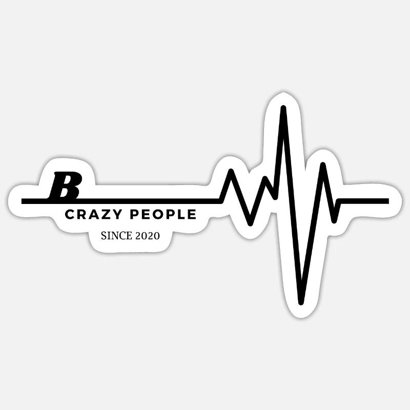 Crazy People Logo Crazy Cat Person Cartoon Card SpecialGifts.ie