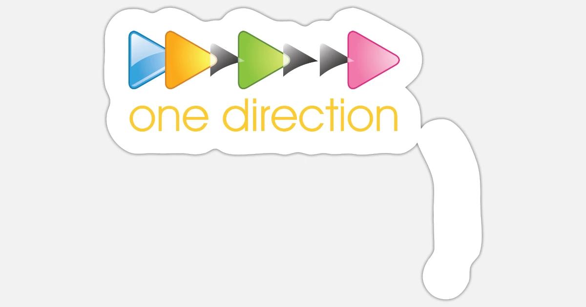 One Direction Rainbow Logo British And Irish Flag One Direction Logo