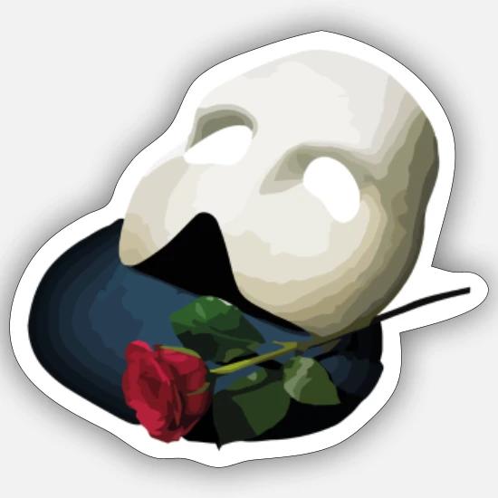 Phantom Of The Opera Rose And Mask Phantom Of The Opera Mask