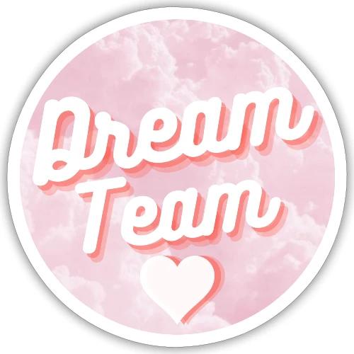 Dream Team Logo American Dream Fantasy, Fashion, Food, Family, And