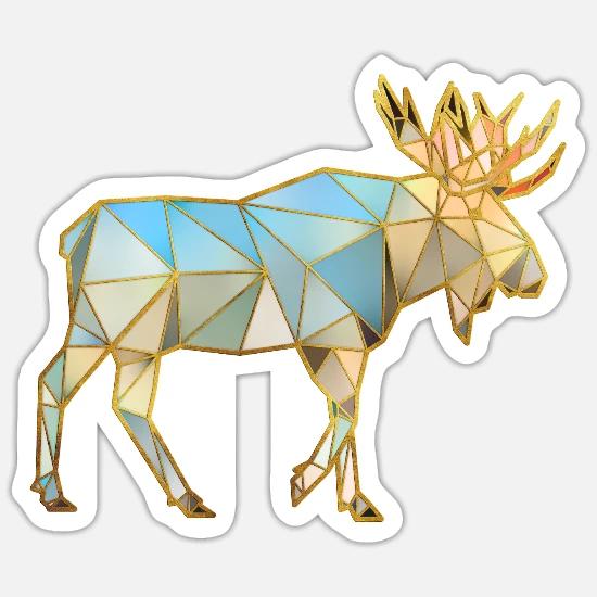 Geometric Moose The Golden Geometric Moose