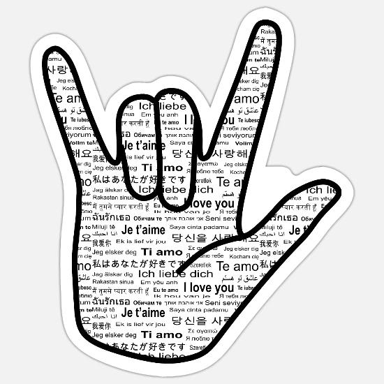 I Love You Sign Language Clip Art