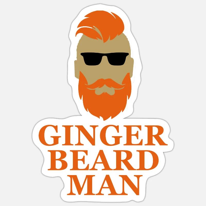 Ginger Beard Logo Green Hat And Red Beard Logo For St Patricks Day