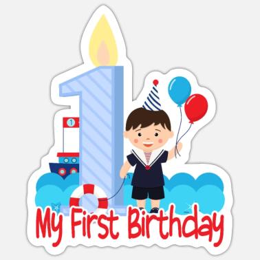 Boy 1st Birthday Logo