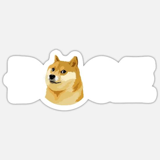 Dogecoin Gifjes Dogecoin Logo With Dog Illustration Dogecoin