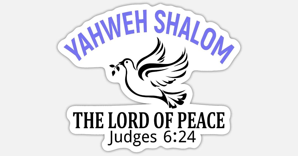 Yahweh Shalom Symbol Flag Jehovah Shalom 3Ft X 5Ft: Display Your