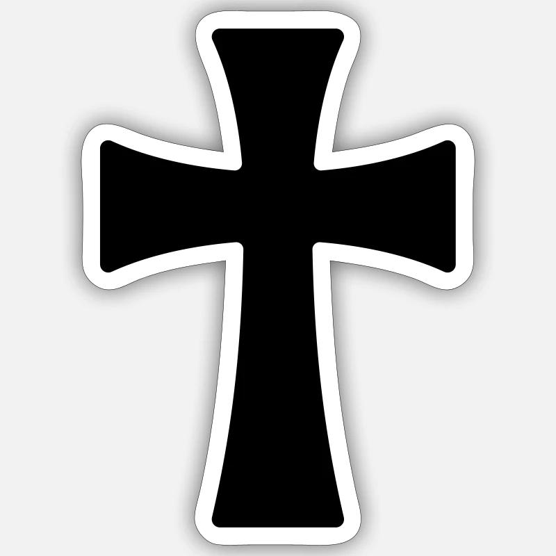 Cross Vector Jesus Christ Crucifixion On Modern Geometric Stock Vector
