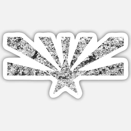 Arizona Flag Distressed Decal AZ State “USA BLACK FLAG GRUNGE” 2