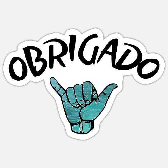 Shaka Red Bubble Stickers