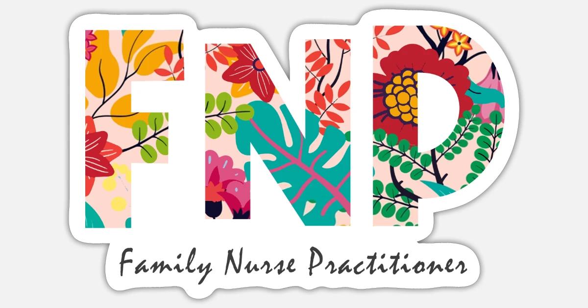 Family Nurse Practitioner Symbol Medical School Wall Art: FNP Office