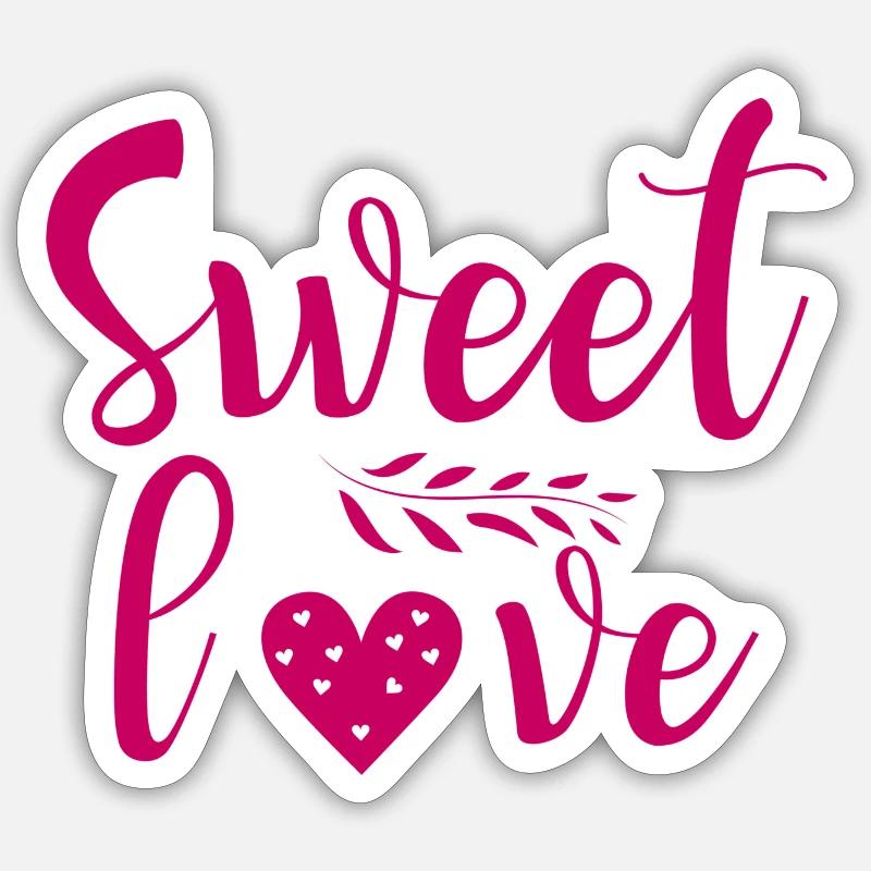 Sweety Love Logo Love Is Sweet Stock Photos, Royalty Free Love Is