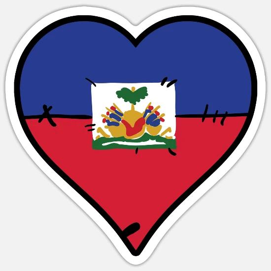 Haiti Flag Heart Happy Haitian Flag Day! 🇭🇹 Stand With Haiti By