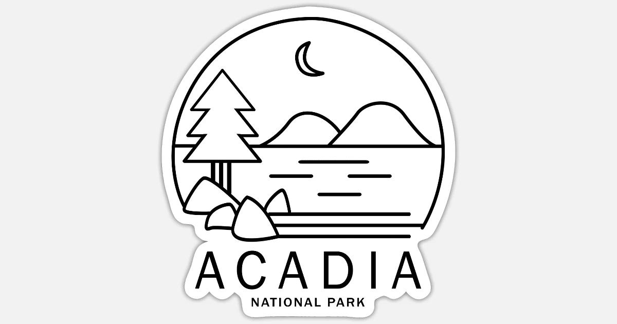 Acadia National Park Logo Acadia National Park Enamel Pin Only $9.95