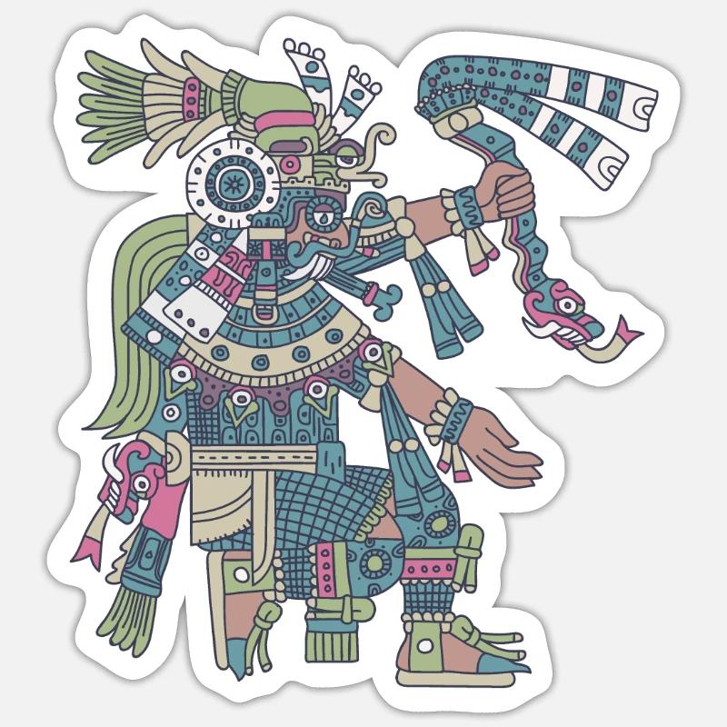 Aztec Rain God Symbol Tlaloc Rain God Tattoo Design ₪ AZTEC