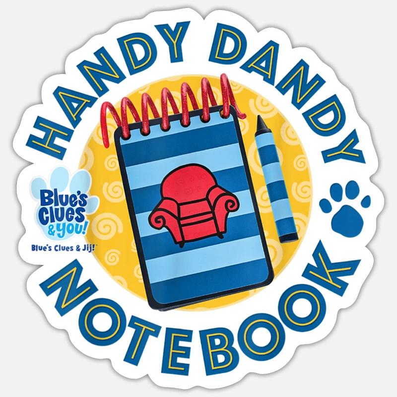 Blues Clues Handy Dandy Notebook Printable BLUES CLUES HANDY DANDY