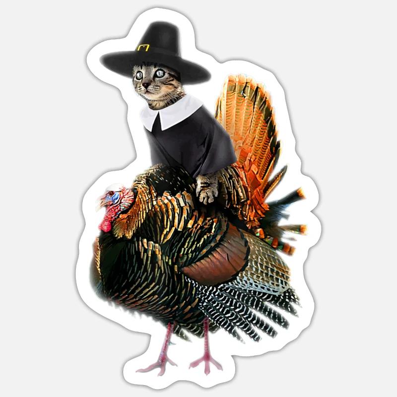 Cat Dressed As Pilgrim