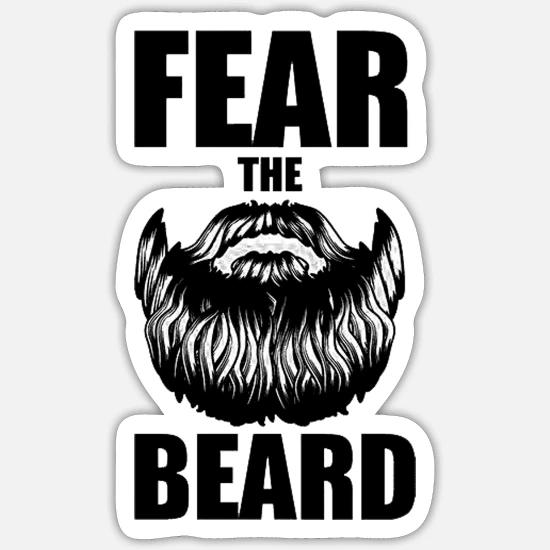 Fear The Beard Funny Mustache Print Fear The Beard Shirt For Sale
