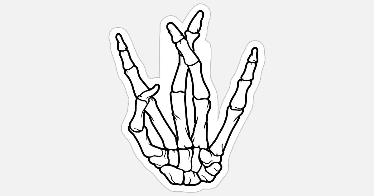 West Side Hand Tattoo Skeleton Hand Sign Westside Hip Hop' Unisex Poly