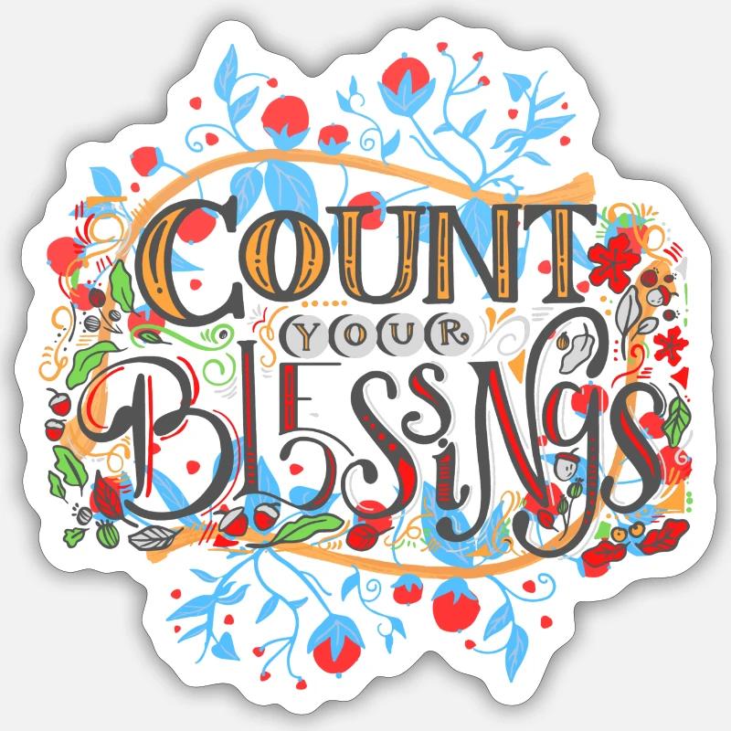 Count Your Blessings Clip Art Count Your Blessings Stickers For Sale
