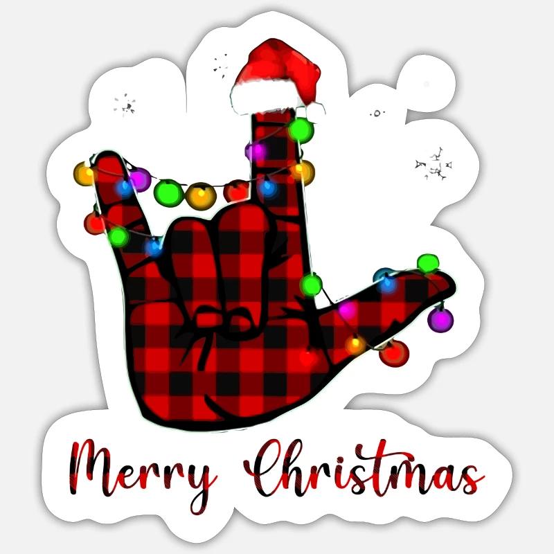Sign Language Happy Christmas Happy Christmas Sign Language Card