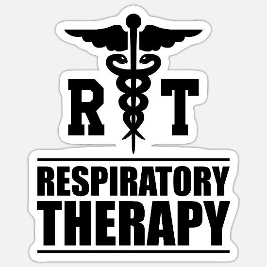 Respiratory Therapy Logo Respiratory Therapist, RT, Caduceus Symbol