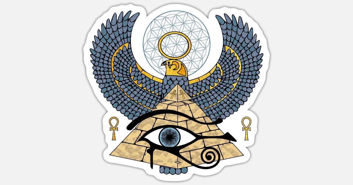 Eye Of Horus Pyramid Drawing
