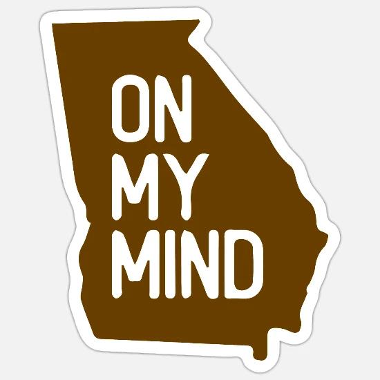 Georgia On My Mind Logo Georgia Tote Bags | Georgia Burlap Bags
