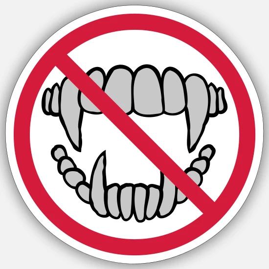 Vampire Teeth Symbol