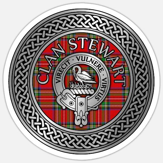 Stewart Clan Logo Stewart Clan Scarf, Irish Scarves, Wool Scarves,