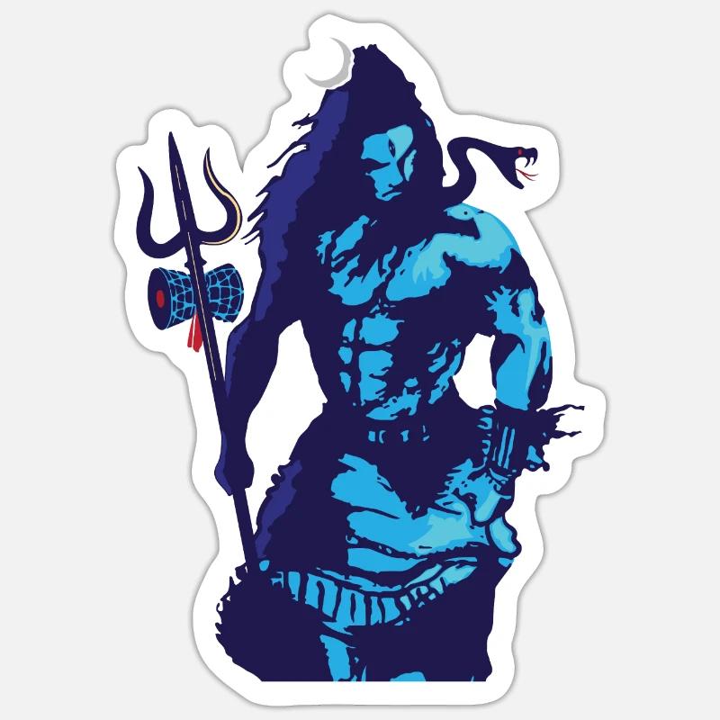 Angry Shiva Hindu God