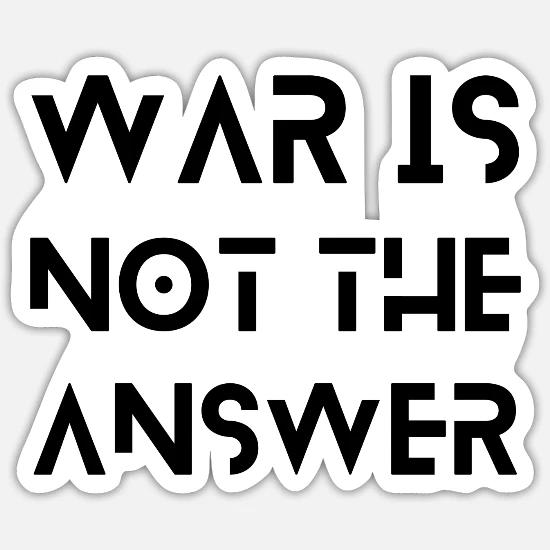 War Is The Answer Logo Tag: P2G | Jewish Federation Of Greater