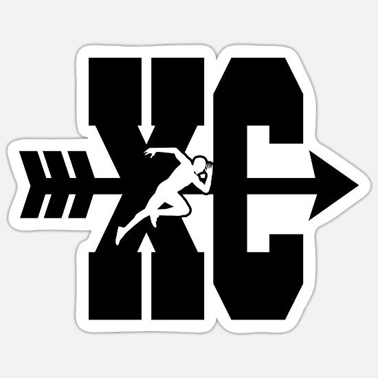 Cross Country Xc Symbol 4 Inch Vinyl Decal Window Sticker Canisius