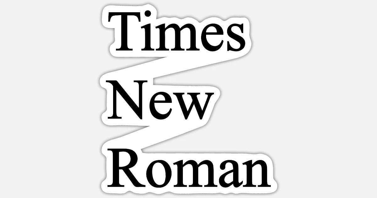 Times New Roman Bitmap Font