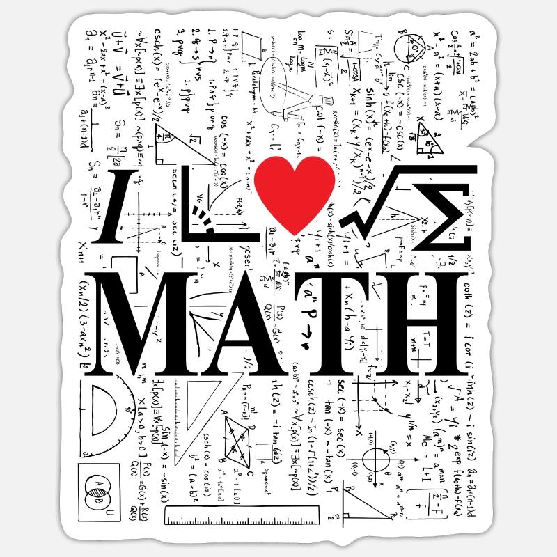 I Love Math Clipart Mathematics Clipart, Commercial Use Education