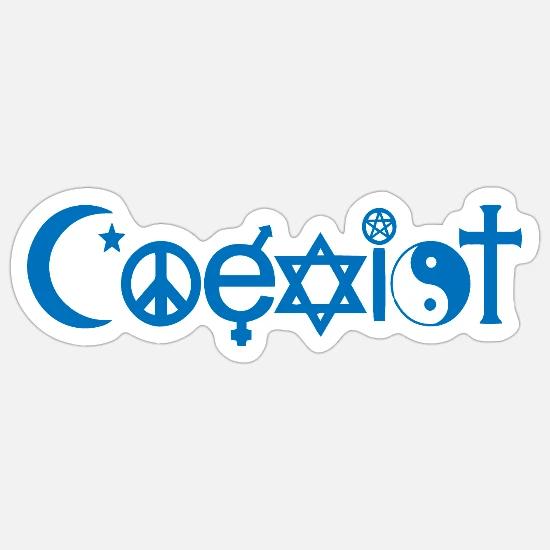Coexist Bumper Sticker Symbol Meanings Coexist Over Planet Earth